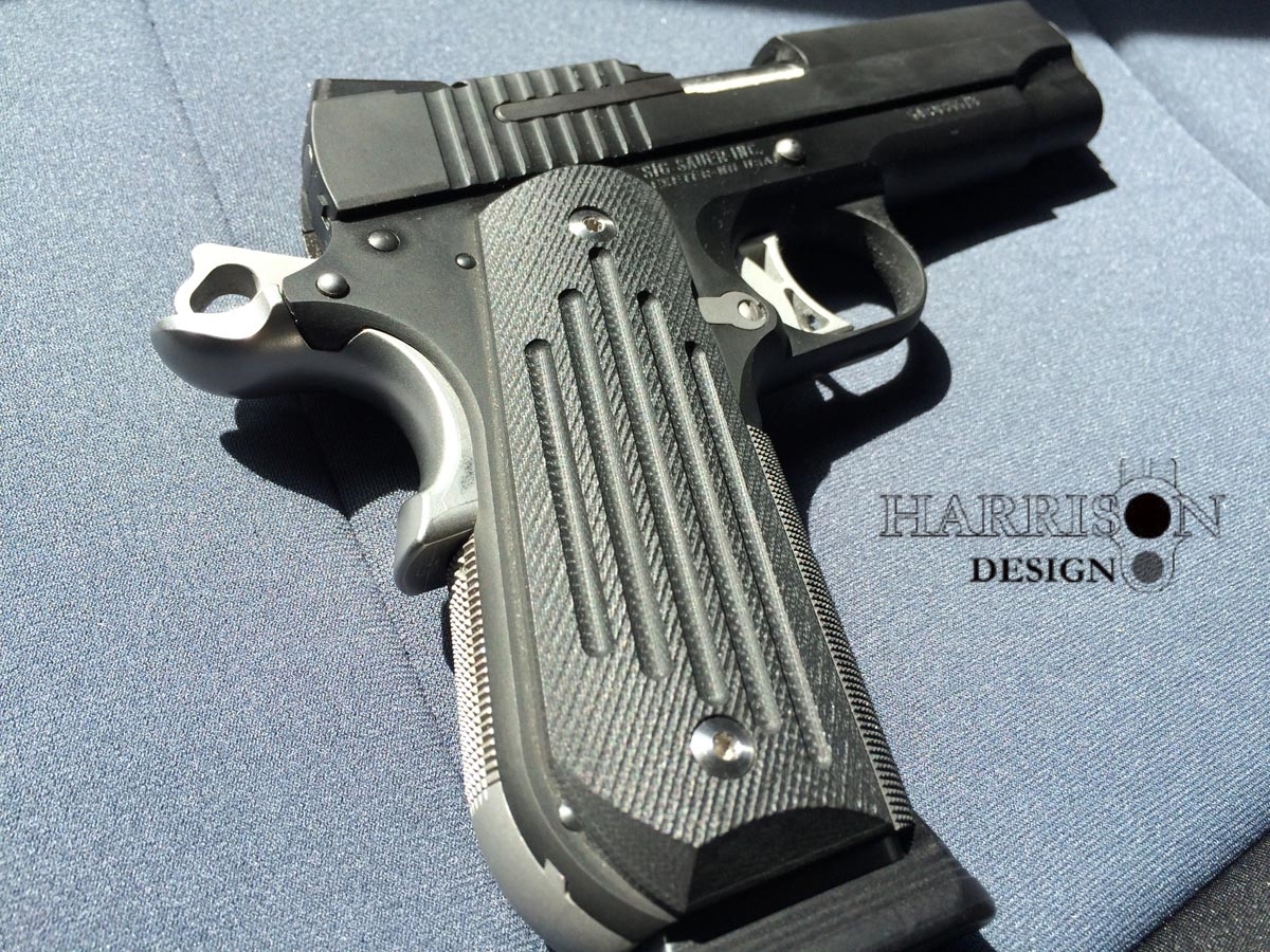 Harrison Design & Consulting, LLC. HD-302-TS Carry Groove Grips, Round Butt